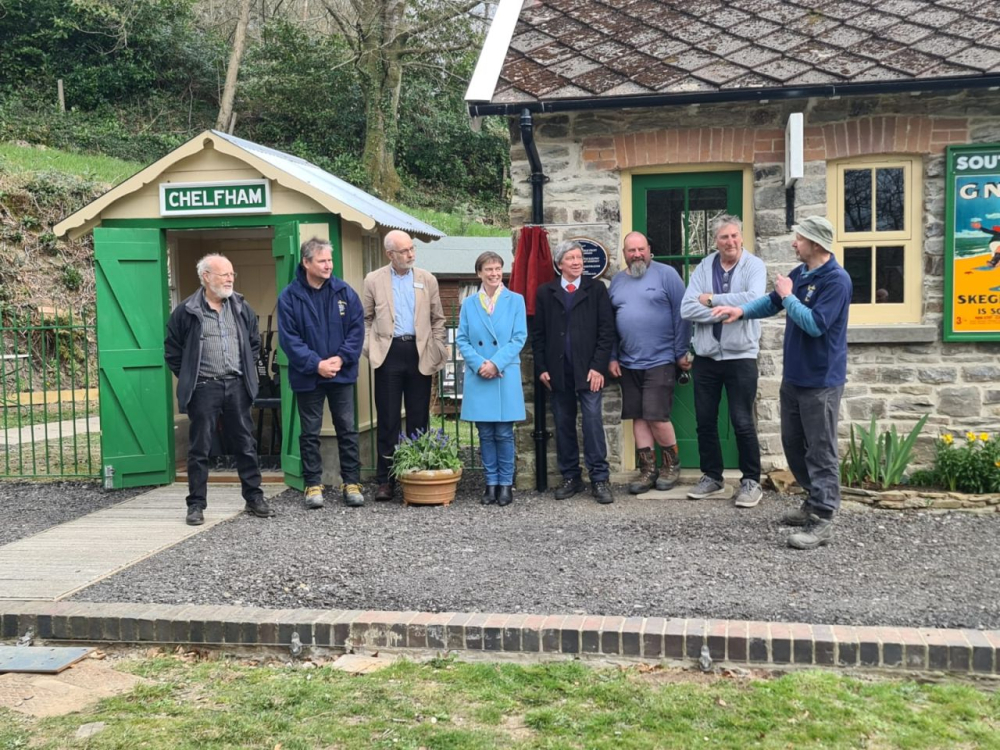 Chelfham Station Prestigious Award Unveiling - The Lynton & Barnstaple ...