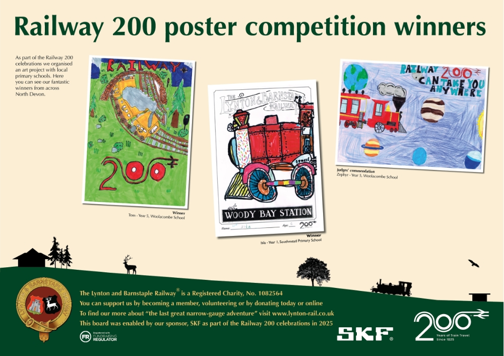 Railway 200 Poster competition results - The Lynton & Barnstaple Railway