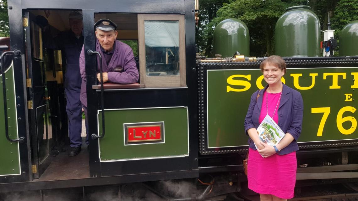 North Devon MP visits the L&B - The Lynton & Barnstaple Railway